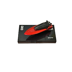 Mini Wireless Remote Control Speed Boat Model Toy for Kids (Red)