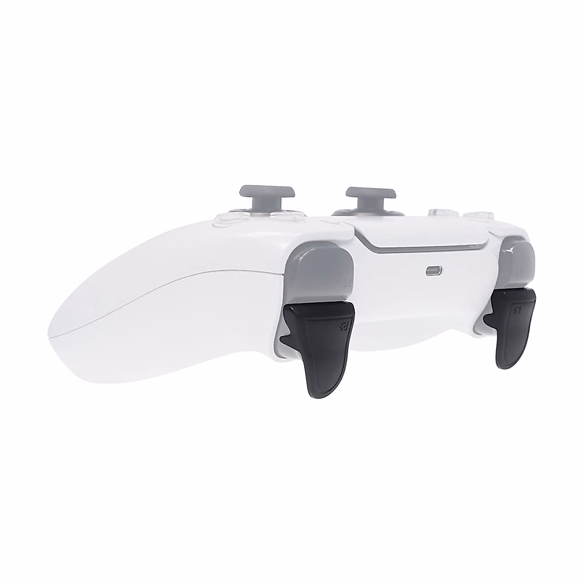 1 pair Trigger Pad Joystick Extender Triggers Buttons for PS5 Controller Trigger Stop lock system Assistant Button for Playstation 5 (Black)