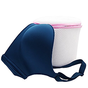 3Pack Bra Wash Bags Durable Mesh Bag Reusable for lingerie,Yoga Bra,Hosiery,Stocking(3, white)