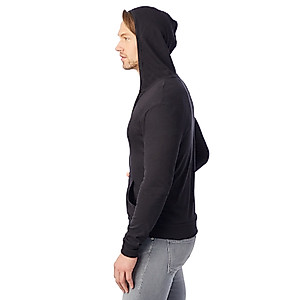 Alternative Men Zip Hoodie, Eco True Black, Medium