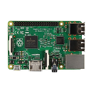 Raspberry Pi 2 Model B Desktop (Quad Core CPU 900 MHz, 1 GB RAM, Linux)
