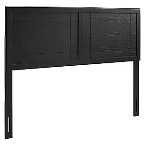 Modway MOD-6221-BLK Archie Full Wood Headboard, Black