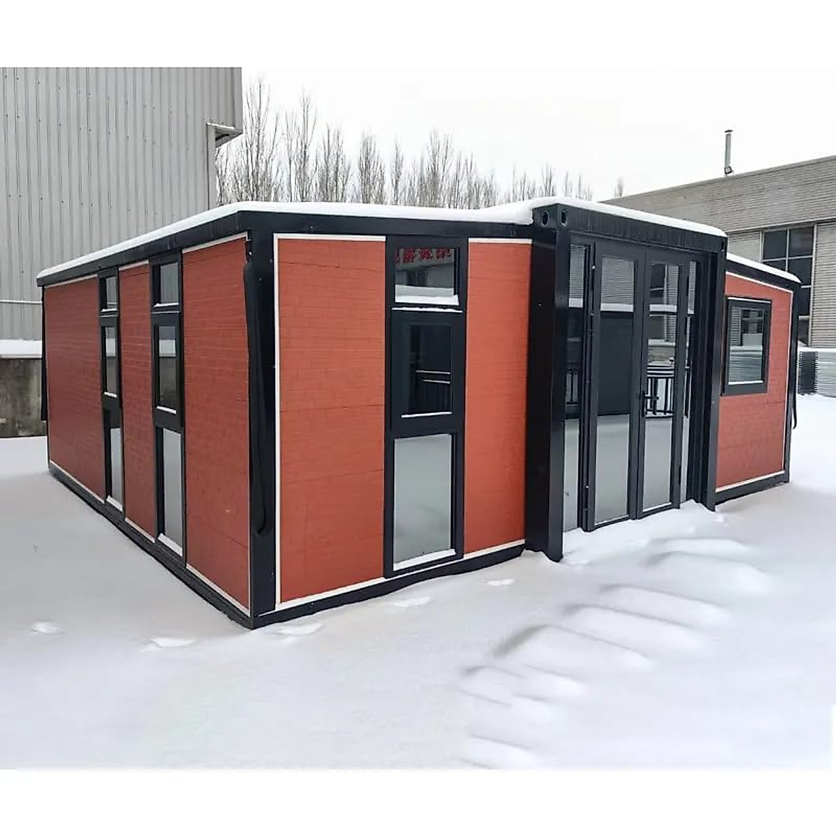 Prefabricated House 20ft 40ft Modular Folding Container Compact and Portable Container Home