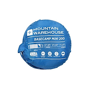 Mountain Warehouse Basecamp 200 Mini Sleeping Bag Blue