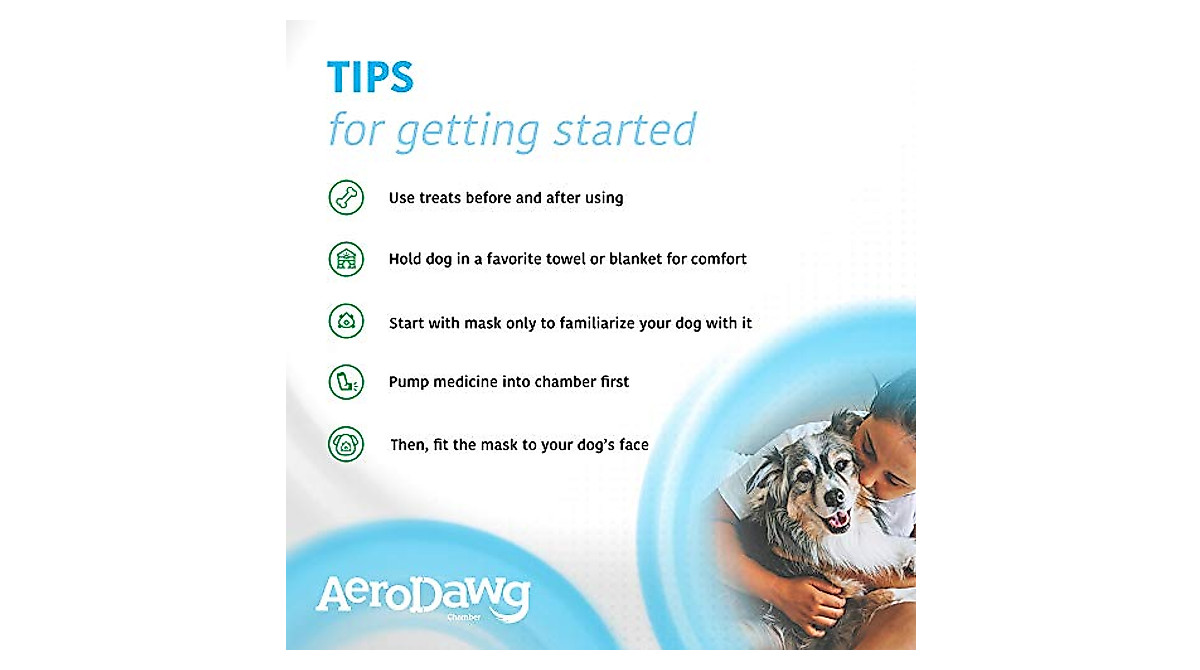 AeroDawg Canine Inhaler Spacer for Small Dogs