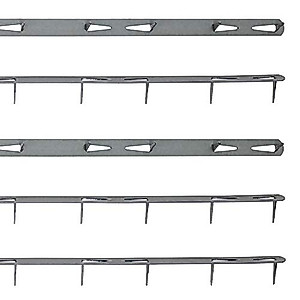 House2Home 17" Upholstery Metal Tack Strips, Fabric Reupholstery Supplies for Furniture, Couch, Chair, and Sofa, Includes Instructions, 5-Pack