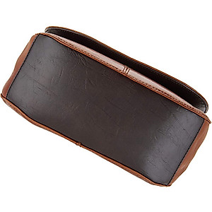 Tignanello Item Saddle Cross Body W/RFID Protection, Rust/Brown