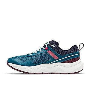 Columbia Women's Plateau Hiking Shoe, Deep Water/ICY Morn, 8.5