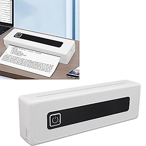 XMEYE Portable Printer, Bluetooth Thermal Inkless Printer 200DPI High Resolution Clear Print Printer Compatible with iOS, Android, Laptop for Office Car Home