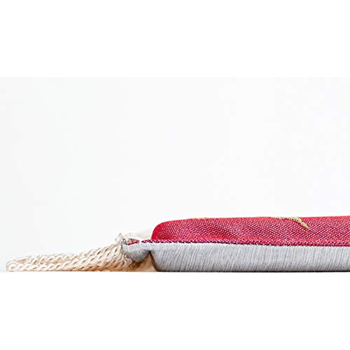 VISCO LOVE Memory Foam Area Rug & Runners (Prayer Rug) (RED-Patterned)