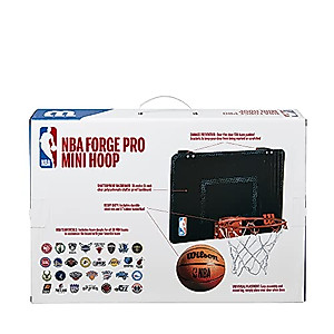 WILSON NBA Team Forge Pro Mini Basketball Hoop (+ 30 Team Stickers)