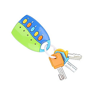 Baby Car Toy Music Function Remote Control Car Baby Toys Functional Safe Adorable Easy Operation Toddler for Kids Toddler Nursery (Blue)