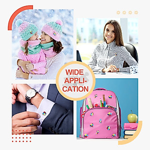 24 Pieces Autism Awareness Pin Autism Pin Lapel Pin Multi Color Autism Puzzle Piece Brooches Pins Autism Awareness Accessories for Clothing, Shirts and Jackets, 6 Styles (24 Pieces)