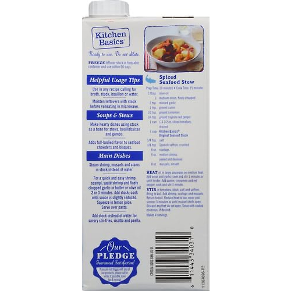 Kitchen Basics Original Seafood Stock, 32 fl oz