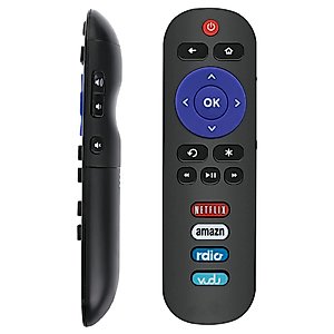 New RC280 Replaced Remote Control fit for TCL Roku Smart TV All 2014 2015 Models 32s3750 40FS3750 55UP120 40FS4610R 65US5800 28S3750 32S3700 55UP130 50UP130 43UP130
