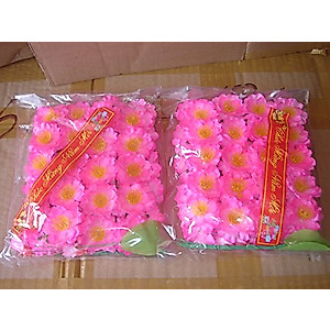 made in Vietnam Plastic Artificial Pink Flower (HOA Dao) 2 Bags
