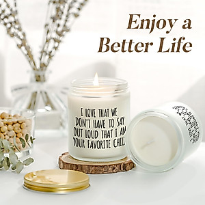 Gifts for Mom Dad from Daughter Son, Funny Mothers Day Gifts, Fathers Day Birthday Christmas Gift for Grandma Aunt Nana Bonus Mom Mother in Law, Unique Valentines Present, Lavender Scented Candle