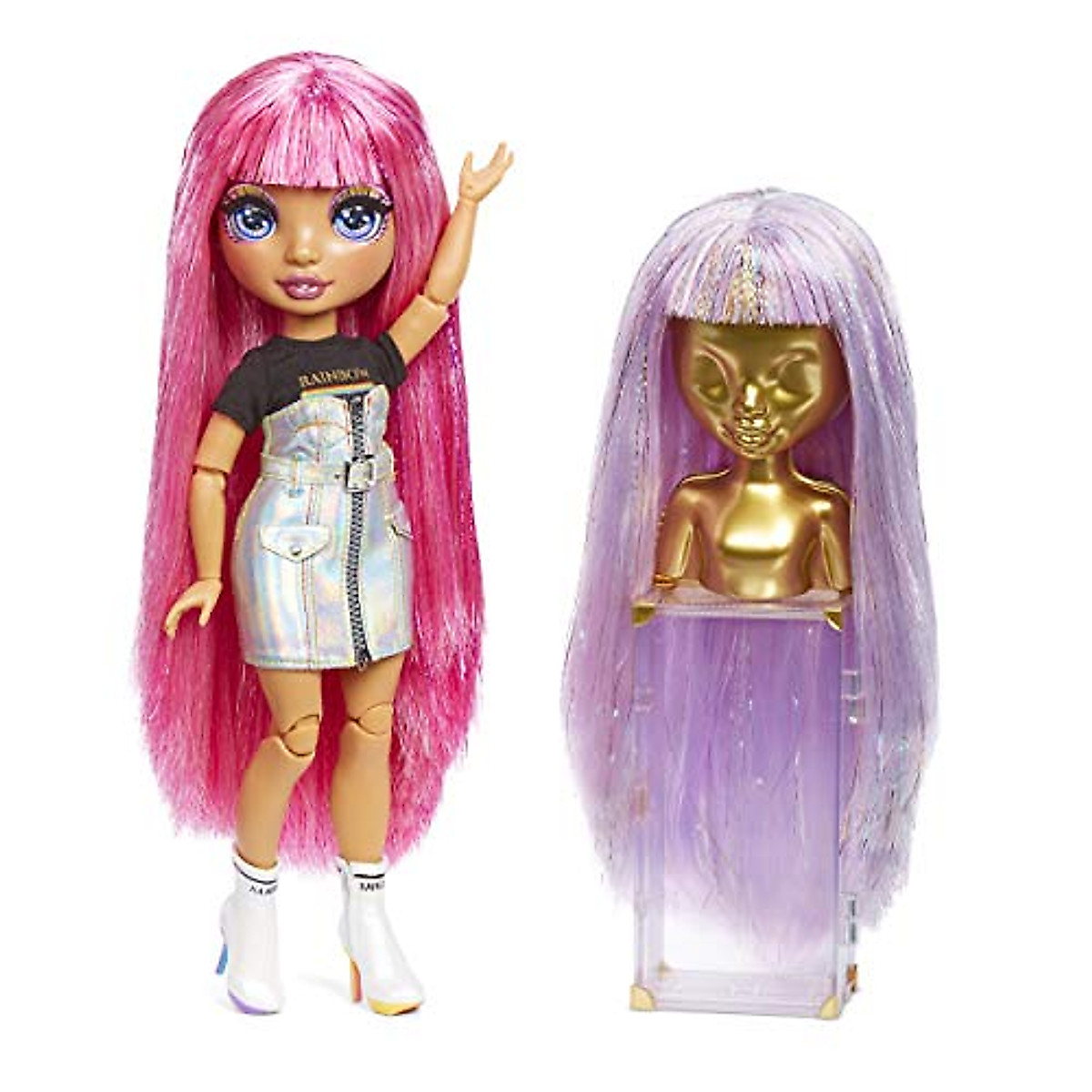 Rainbow High Fashion Studio with Avery Styles Fashion Doll Playset Includes Designer Outfits & 2 Sparkly Wigs for 300+ Looks, Gifts for Kids & Collectors, Toys for Kids Ages 6 7 8+ to 12 Years Old