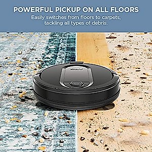 Shark IQ Robot Vacuum AV1002AE with XL Self-Empty Base, Self-Cleaning Brushroll, Advanced Navigation, Wi-Fi, Compatible with Alexa, 2nd Generation