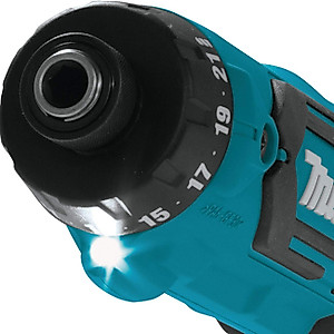 Makita DF012DZ Cordless Screwdriver (7.2 V, Without Battery, Max. Torque 8.0 Nm, 2-Speed Gearbox, 21-Speed Torque Adjustment
