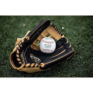 Rawlings | PLAYERS Series T-Ball & Youth Baseball Glove | Right Hand Throw | 11.5" | Camel/Black