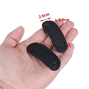 4pcs/set Princess Hair Tool Set Bump It Up Volume Base Hair Inserts Invisible Hair Pins Black and Coffee