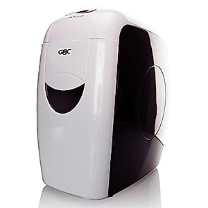GBC Paper Shredder, 7 Sheet Capacity, Super Cross-Cut, 1 User, Personal, style+ (1758581), White/Black