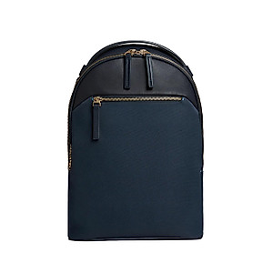 Troubadour Ember Backpack - Luxury Multipurpose Backpack - Made from Lightweight, Waterproof, Vegan Materials - Spacious Organization - Perfect for Travel, Work, School, the Gym, or On-The-Go - Navy