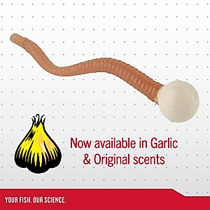 Berkley PowerBait Floating Mice Tails Fishing Bait, Chartreuse/Fluorescent Orange, 3in | 8cm, Irresistible Scent & Flavor, Lifelike Presentation, Ideal for Trout, Bluegill, Crappie, Perch and More