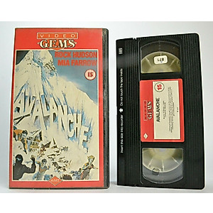 Avalanche; Psychotronic Action - Disaster Drama - Rock Hudson / Mia Farrow - VHS