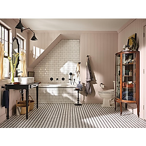 Moen YB2186BL Dartmoor Decorative Hand Towel Holder, Matte Black