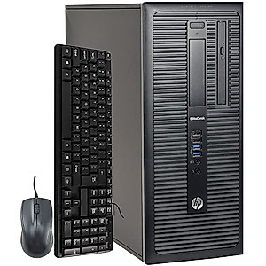 Hp EliteDesk 800 G1 Tower Computer Desktop PC, Intel Core i5 3.2GHz Processor, 16GB Ram, 512GB M.2 SSD, WiFi & Bluetooth, HDMI, Nvidia GeForce GT 1030 DDR4 4GB, Windows 10 Pro (Renewed)