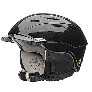 SMITH Optics Valence-MIPS Women's Ski Snowmobile Helmet (Pearl Black, Small)