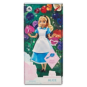 Disney Store Official Alice Classic Doll from Alice in Wonderland - 10-Inch - Detailed Design Recapturing Movie Magic - Perfect for Fans & Collectors