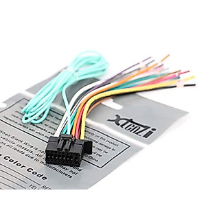 Xtenzi Connection Cable Set Compatible with Pioneer AVICW8400NEX W8500NEX W6500NEX W6400NEX DMHC2550NEX AVH-W4500NEX W4400NEX, GPS Mic Wire Harness 4 Pcs Set