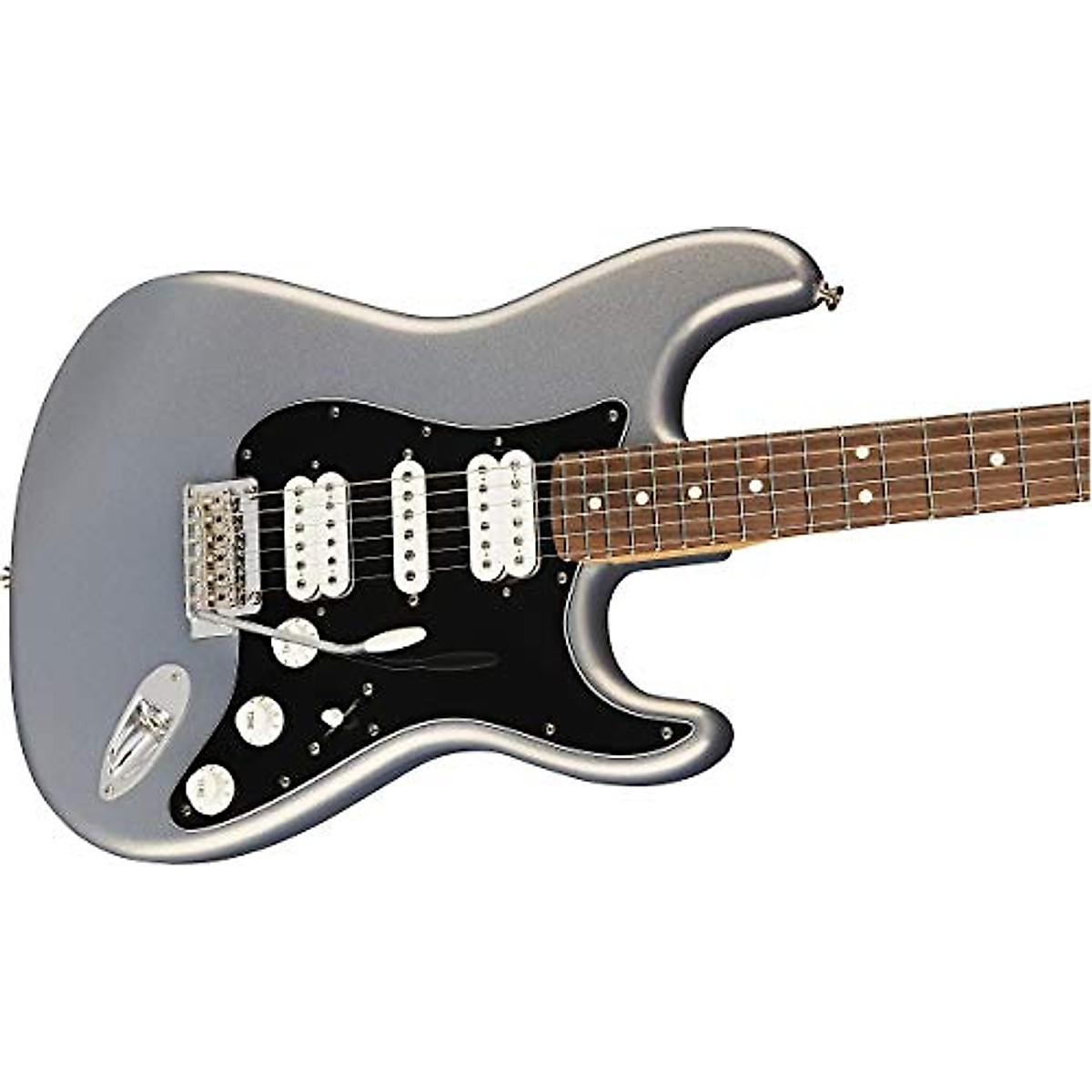 Fender Player Stratocaster HSH Electric Guitar, with 2-Year Warranty, Silver, Pau Ferro Fingerboard