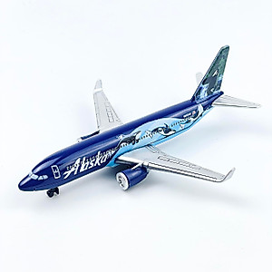 AVIAMUSE Model Airplane, Alaska West Coast Wonders Whales Planes Model Aircraft Suitable for Collection and Christmas, Birthday Gifts