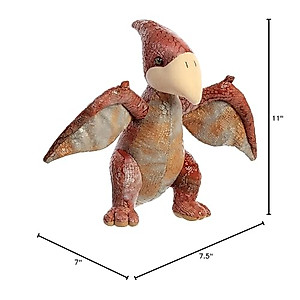 Aurora® Ferocious Dinos & Dragons Pteranodon Stuffed Animal - Prehistoric Fun - Cuddly Companions - Brown 11 Inches