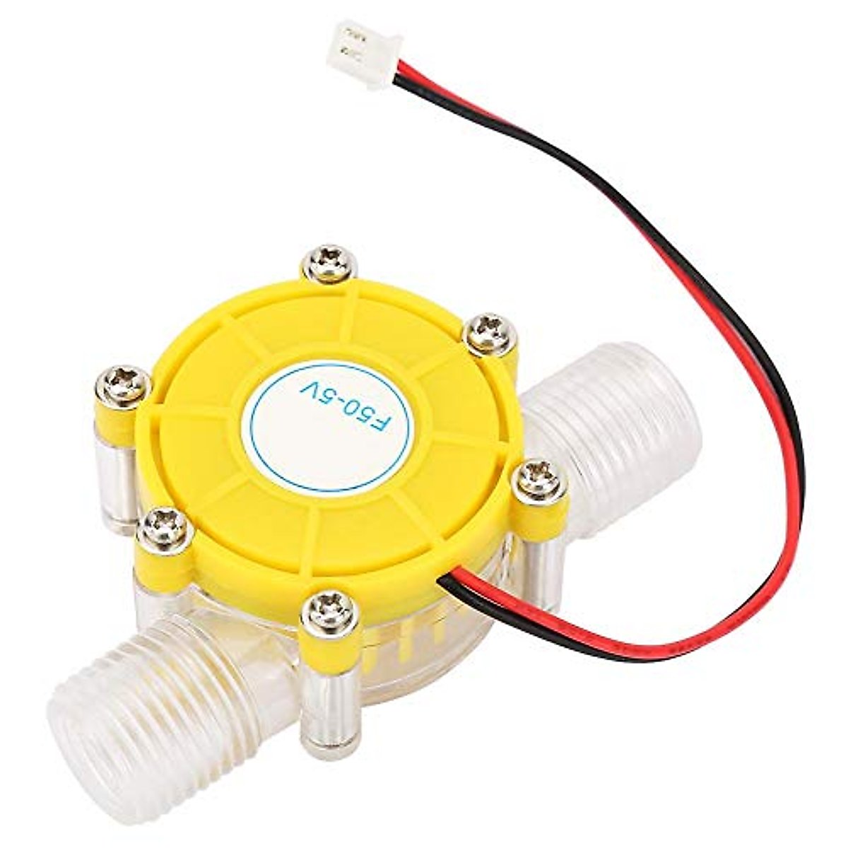 Micro Generator, F50 Micro-Hydro DC Water Flow Pump Turbine Hydroelectric Power Energy Generator Solid Structure, Low Noise, Stable Working Performance(5V)