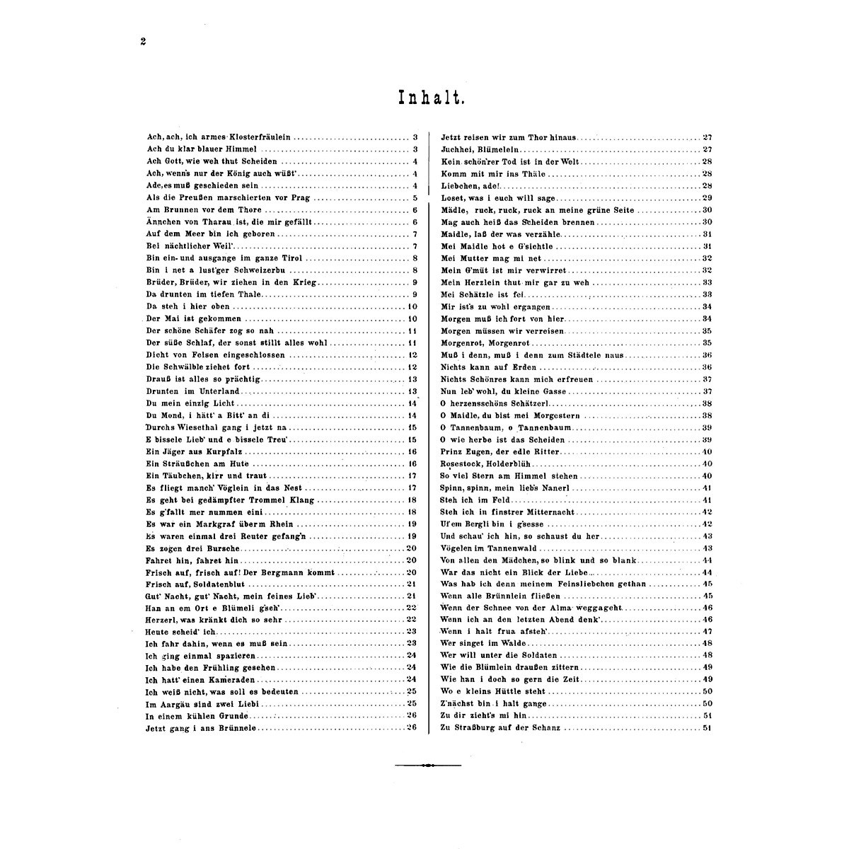 100 Volkslieder. Friedrich Silcher. Pianoforte (Piano Score) Nr 805 (B. Wolfe) [ Student Loose Leaf Facsimile Edition in German]