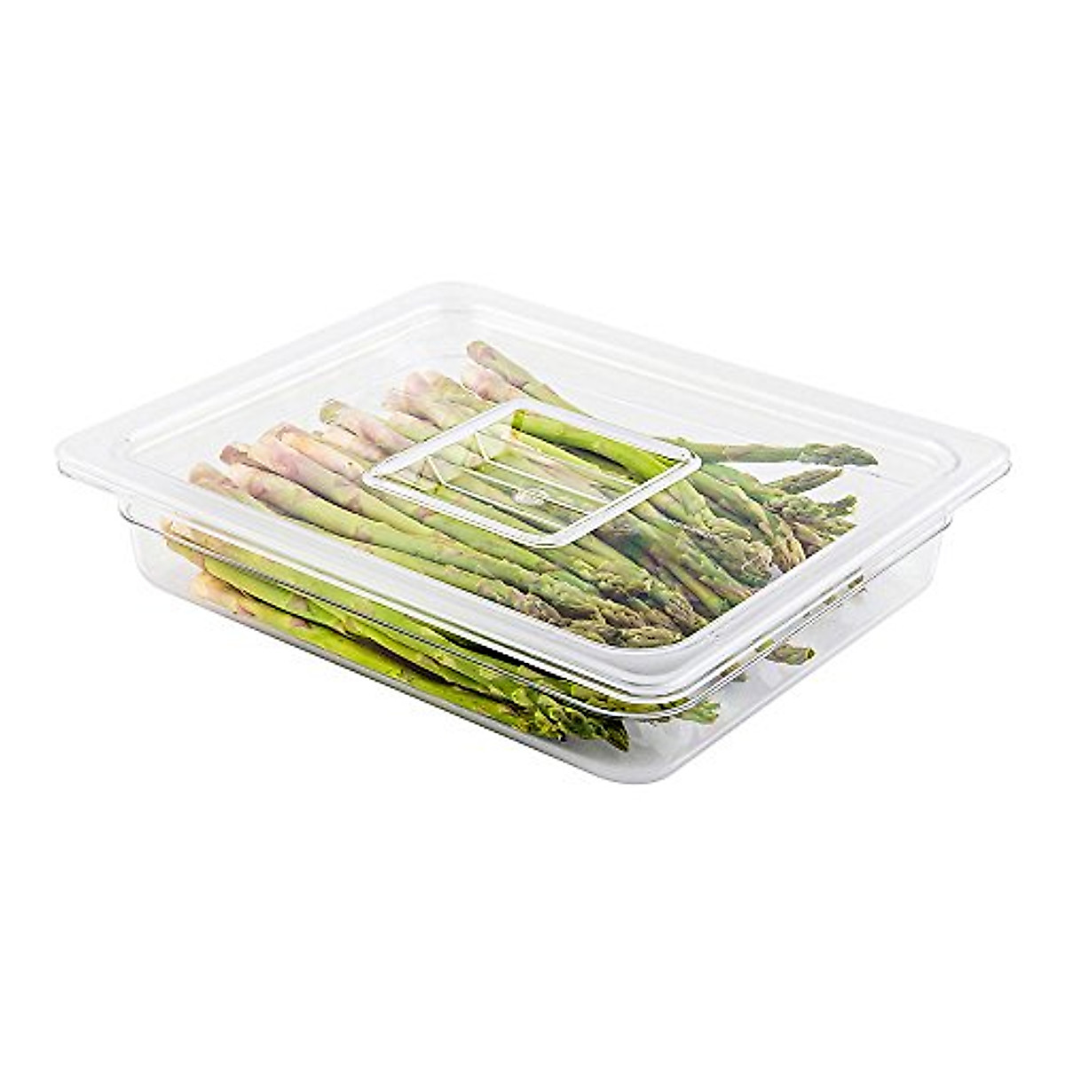 Restaurantware LID ONLY: Met Lux Lid For 1/2 Size Food Pans 1 Freezer-Safe Lid For Commercial Food Storage Container - Containers Sold Separately For Kitchens Restaurants Or Cafeterias