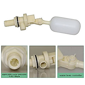 1/2 Inch Float Ball Valve ,Water Float Valve for Automatic Livestock Waterer Bowl, Horse Goat Dog Water Trough ,Pool, Aquariums(2 pack)