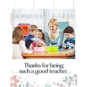 Onebttl Teacher Appreciation Gifts 20oz Skinny Tumbler with Lid and Straw for Christmas, Appreciation Day, End of Term from Students - Rose Gold