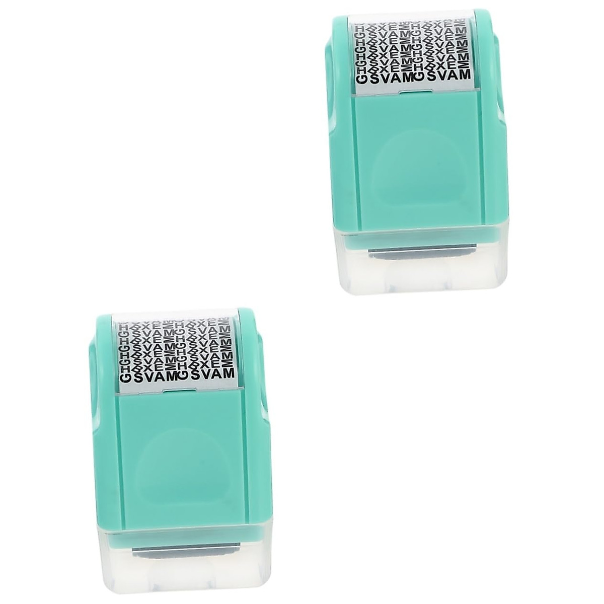VILLCASE 2 Pcs Confidentiality Seal Identity Protection Guard Your Id Roller Office Gadgets Multi- Color Roller Stamp Identity Guard Stamp Anti Stamp Mini Plastic Telephone Number