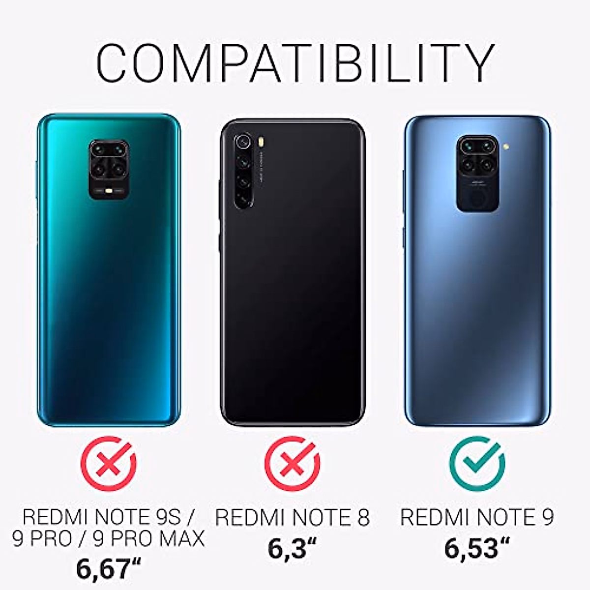 kwmobile TPU Case Compatible with Xiaomi Redmi Note 9 - Case Soft Slim Smooth Flexible Protective Phone Cover - Metallic Rose Gold