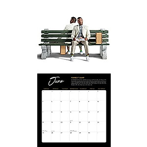 2023 Black Hollywood Wall Calendar: 12 Months of Iconic Movie Moments Reimagined with Black Stars (Photography Art Gift)