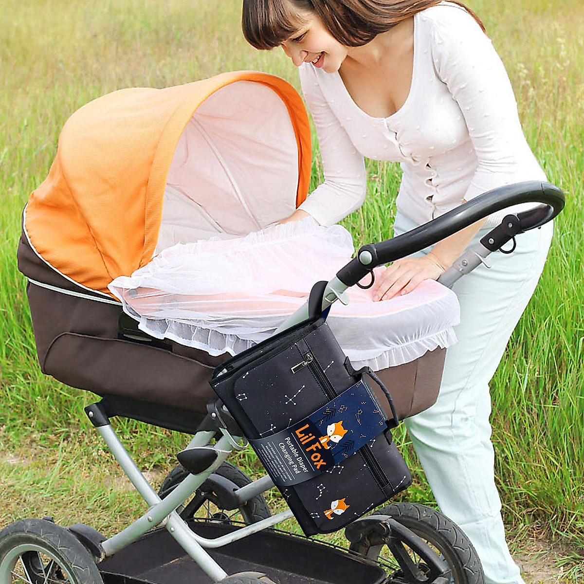 Baby Changing Pad - Portable Diaper Changing Pad Waterproof Foldable Baby Changing Mat - Carry it at Any time - Baby Shower Gifts, Baby, Girl & Boy Baby Stuff