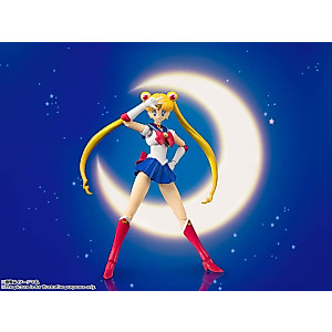 TAMASHII NATIONS - Pretty Guardian Sailor Moon - Sailor Moon -Animation Color Edition-, Bandai Spirits S.H.Figuarts Action Figure