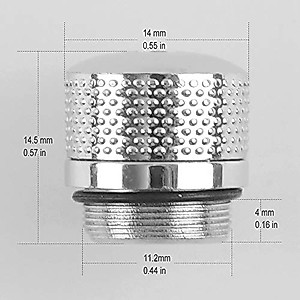 FreeMascot 5 Pcs Sky Patterns Heads Cap for Laser Pointer Light (Silver)