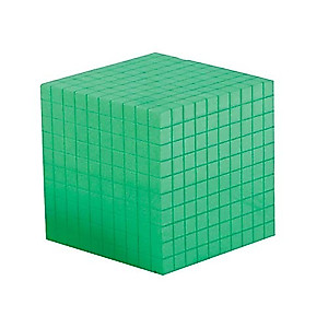 hand2mind 1 Block, Plastic Green Base Ten Cubes, Place Value Manipulatives, Base 10 Blocks, Counting Manipulatives, Math Manipulatives First Grade, Math Blocks, Place Value Blocks, Base 10 Math